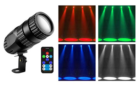 Luce A Led Pinspot 2 Confezioni Czgor Spotlight Per Palla Da Discoteca
