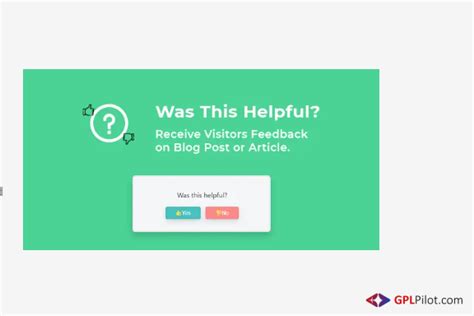 Was This Helpful Wordpress Plugin With Original License Key Activation