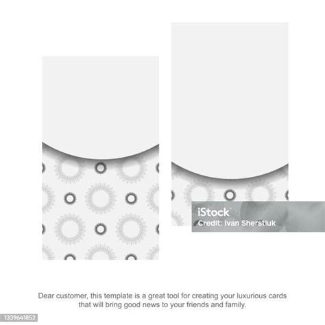 블랙 빈티지 패턴과 디자인 명함 흰색 을 인쇄하기위한 벡터 템플릿 그리스 장식과 명함 준비 0명에 대한 스톡 벡터 아트 및 기타 이미지 Istock