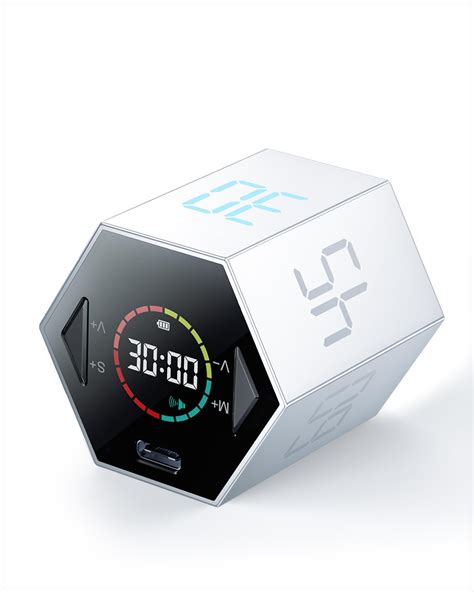 Ticktime Pomodoro Timer Cube Hexagon Productivity Timer Pause