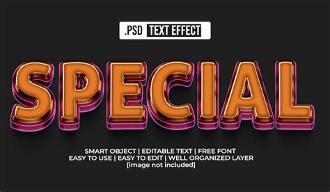 Premium Vector Special 3d Editable Text Effect