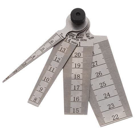 4pcs Feeler Gauges Stainless Steel Measuring Gap Width Gauges Gaps