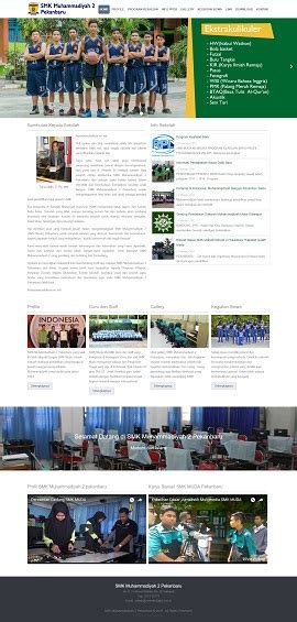 Contoh Desain Web Sekolah Jasa Pembuatan Website Bikin Web Murah Profile Toko Online