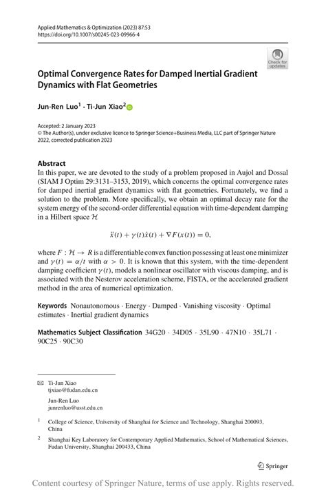 optimal convergence rates for damped inertial gradient dynamics with