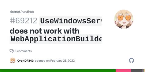 `usewindowsservice` does not work with `webapplicationbuilder` · issue