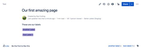 Better Labels For Confluence Devpost