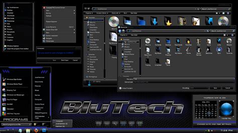 Windows 7 Theme Blutech By Jockhammer On Deviantart