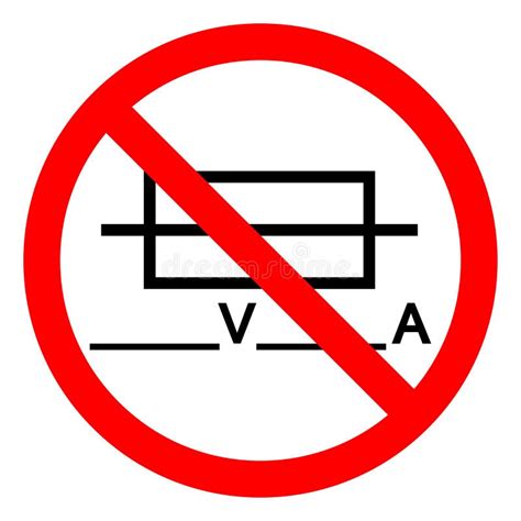 Fuse Writable Symbol Sign Vector Illustration Isolate On White