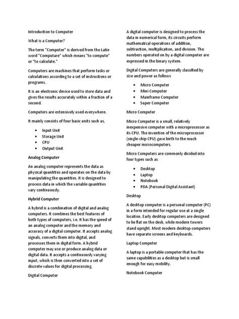 introduction to computer pdf booting random access memory