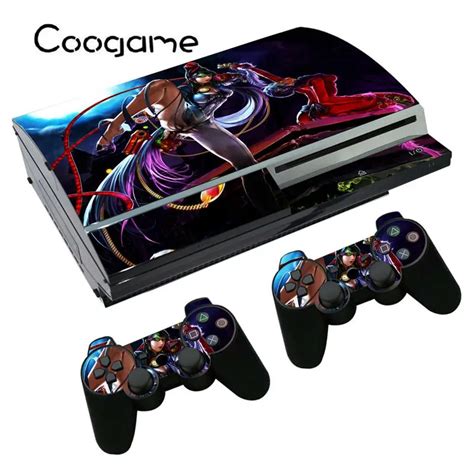 Anime Video Game Sexy Lady Stickers For Sony PS Fat Console Controller Skins For Playstation
