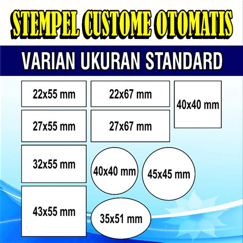 Jual Stempel Custom Stempel Flash Stempel Otomatis Desain Gratis
