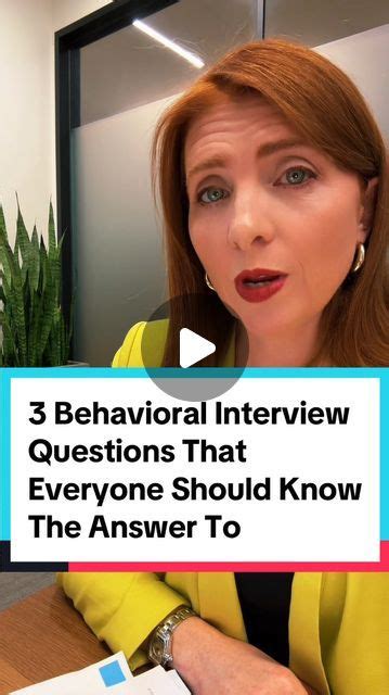 Anna Papalia On Instagram You Should Be Able To Answer These 3 Common Behavioral Interview