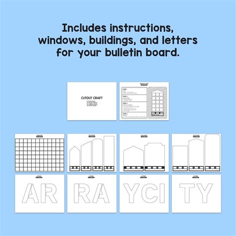 Array City Math Craft 2nd 3rd 4th Grade Multiplication Arrays Activity Teaching Arrays