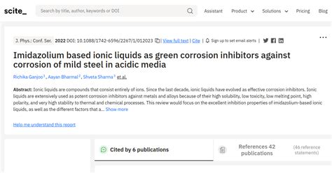 Imidazolium Based Ionic Liquids As Green Corrosion Inhibitors Against