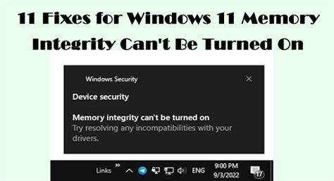 11 Fixes For Windows 11 Memory Integrity Can T Be Turned On