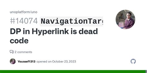 Navigationtarget Dp In Hyperlink Is Dead Code Issue Unoplatform Uno Github