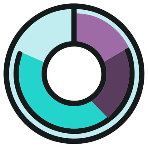 Premium Vector Donut Chart Icon