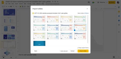 Add Calendar Google Slides SlideModel