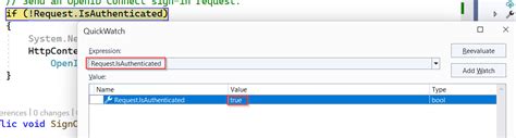 C Successful Log Into Azure Ad Results In Request Isauthenticated Equalling False With Net