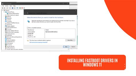 Installing Fastboot Drivers In Windows 11 A Comprehensive Guide