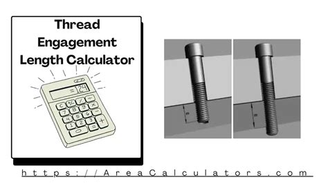 Thread Engagement Length Calculator Area Calculators