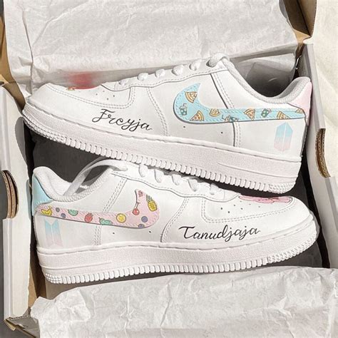 Bts Dynamite Themed Air Force 1 Custom Tcustom