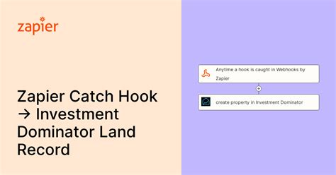 Anytime A Hook Is Caught In Webhooks By Zapier Create A Property