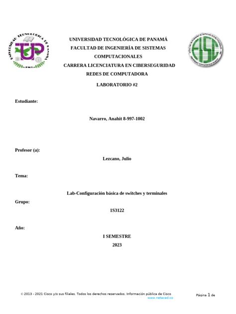 12 Lab Basic Switch And End Device Configuration Pdf Conmutador
