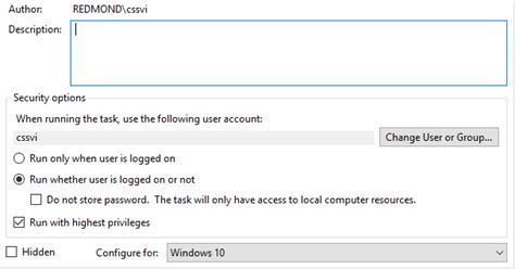 Authentication Windows Scheduled Task Executes Sql Scripts As Anonymous Logon Despite Being