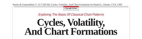Pdf Exploring The Basis Of Classical Chart Patterns Cycles · Pdf