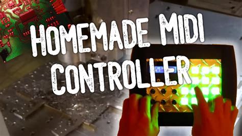 Homemade Midi Controller Demo Youtube