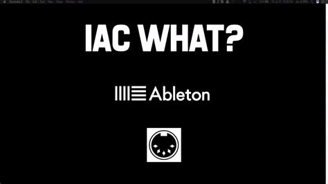 Setting Up The Iac Midi Driver In Osx Youtube