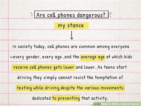 How To Write A Debate Speech 10 Steps With Pictures Wikihow