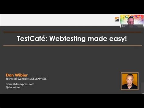 Ndc Conferences Talk Testcafé Web Testing Made Easy From Ndc Conferences Class Central