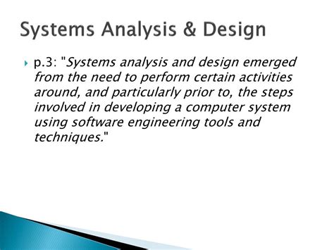 Ppt Systems Analysis And Design Powerpoint Presentation Free Download Id 2502222