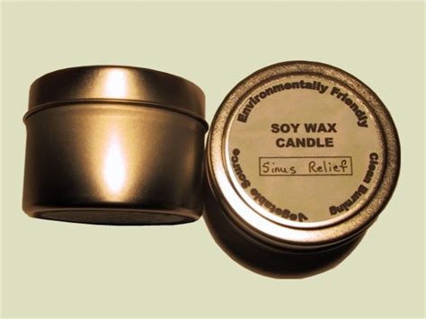 Soy Wax Candle Sinus Relief The Soap Farm