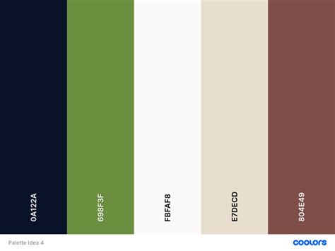 Bar Chart Color Palette