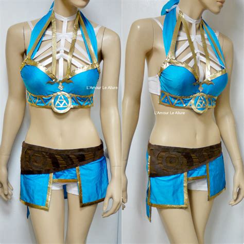 Princess Zelda Bra And Skirt Cosplay Costume Lamour Le Allure