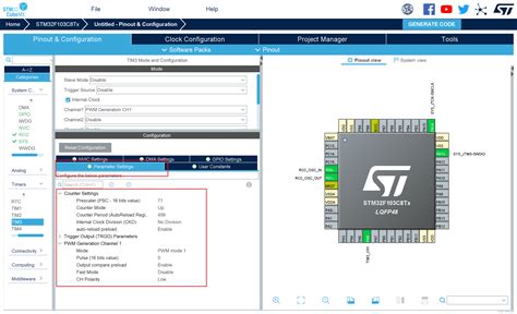 Stm32cubemx And Keil——stm32f103c8t6：pwm控制led灯stm32pwmled灯 Csdn博客