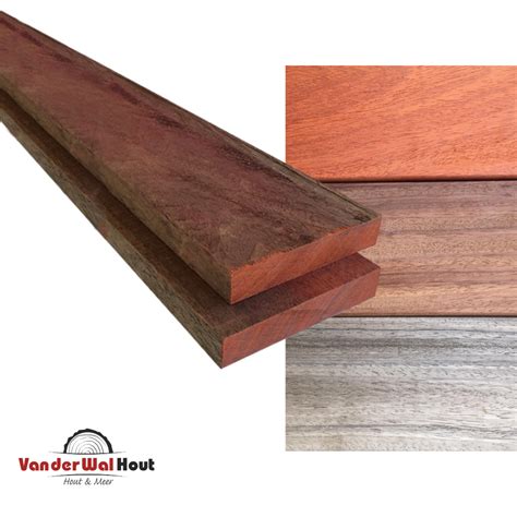 Padoek Ruw 26x105x2750mm Van Der Wal Hout