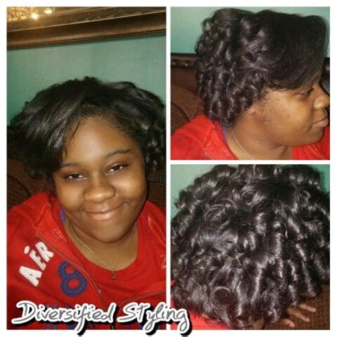 Before And After Silk Press And Curl