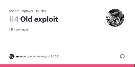 old exploit · issue 4 · openmultiplayer raknet · github