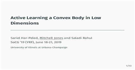 pdf active learning a convex body in low