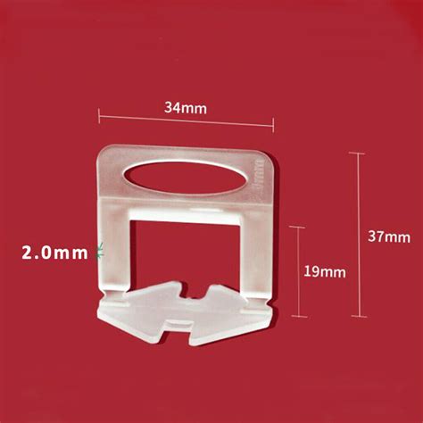 1000pcs 2mm Tile Leveling Spacer System Tool Clips Wedges Flooring Lippage Plier Ebay