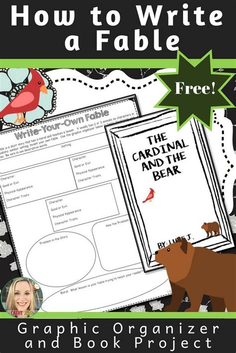 Fables Freebie Write Your Own Graphic Organizer Book Project