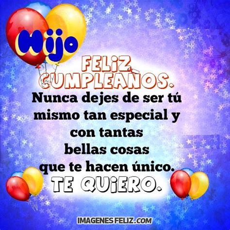 Feliz Cumplea Os Hijo