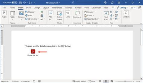 How To Insert A PDF Into A Microsoft Word Document Make Tech Easier
