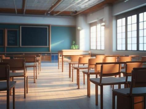 Premium Photo Empty Classroom Premium Photo Empty Classroom