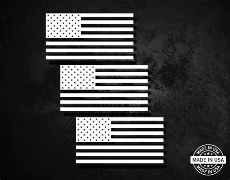 Black And White American Flag Wallpaper
