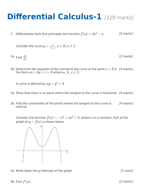 differential calculus 1 pdf